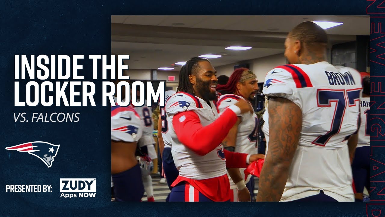 Inside the Locker Room: Patriots Celebrate Win Over Atlanta Falcons ...