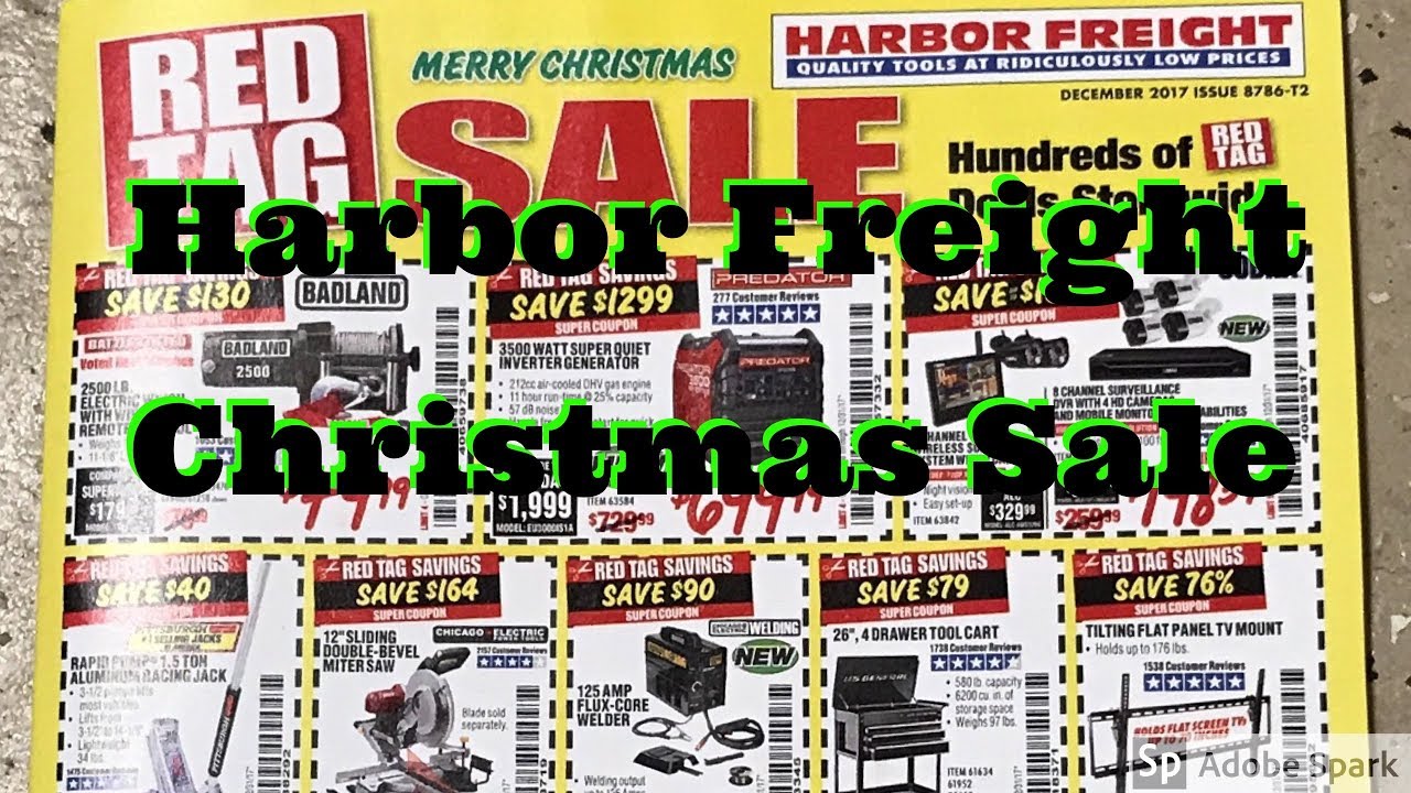 Harbor Freight Christmas Sale - YouTube