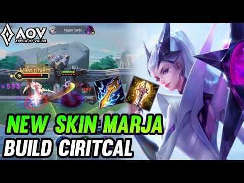 AoV : NEW SKIN MARJA | BUILD CRITICAL - ARENA OF VALOR | LIÊNQUÂNMOBILE | ROV | COT - YouTube
