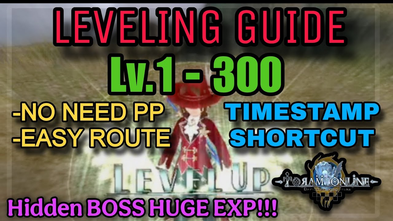 (Toram Online) - Leveling Guide Lv.1-300 (2025) - YouTube