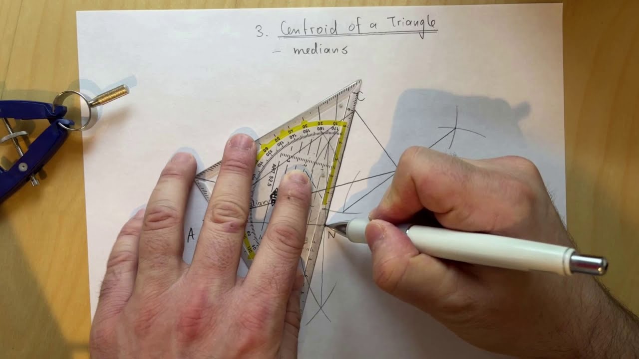 Geometric Constructions: Triangle Centers - YouTube