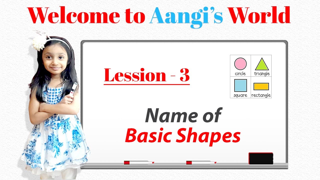 Shapes Name Learning for Kids | Shapes Drawing | Teaching Basic Shapes ...