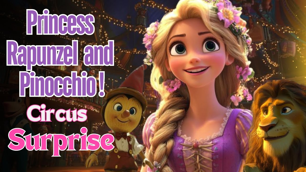Rapunzel and Pinocchio - Circus Adventure 🎪 Best Bedtime Stories for ...