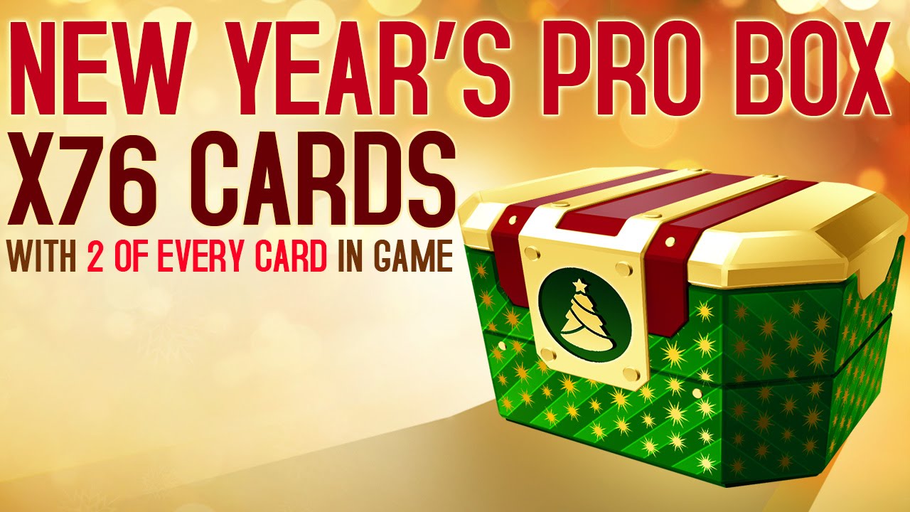 NEW YEAR'S PRO BOX OPENING - YouTube