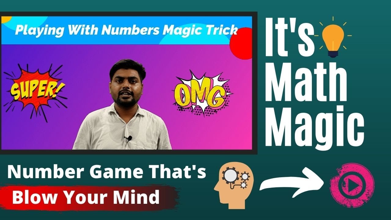Playing with numbers maths trick to do fast calculations | Maths Number ...