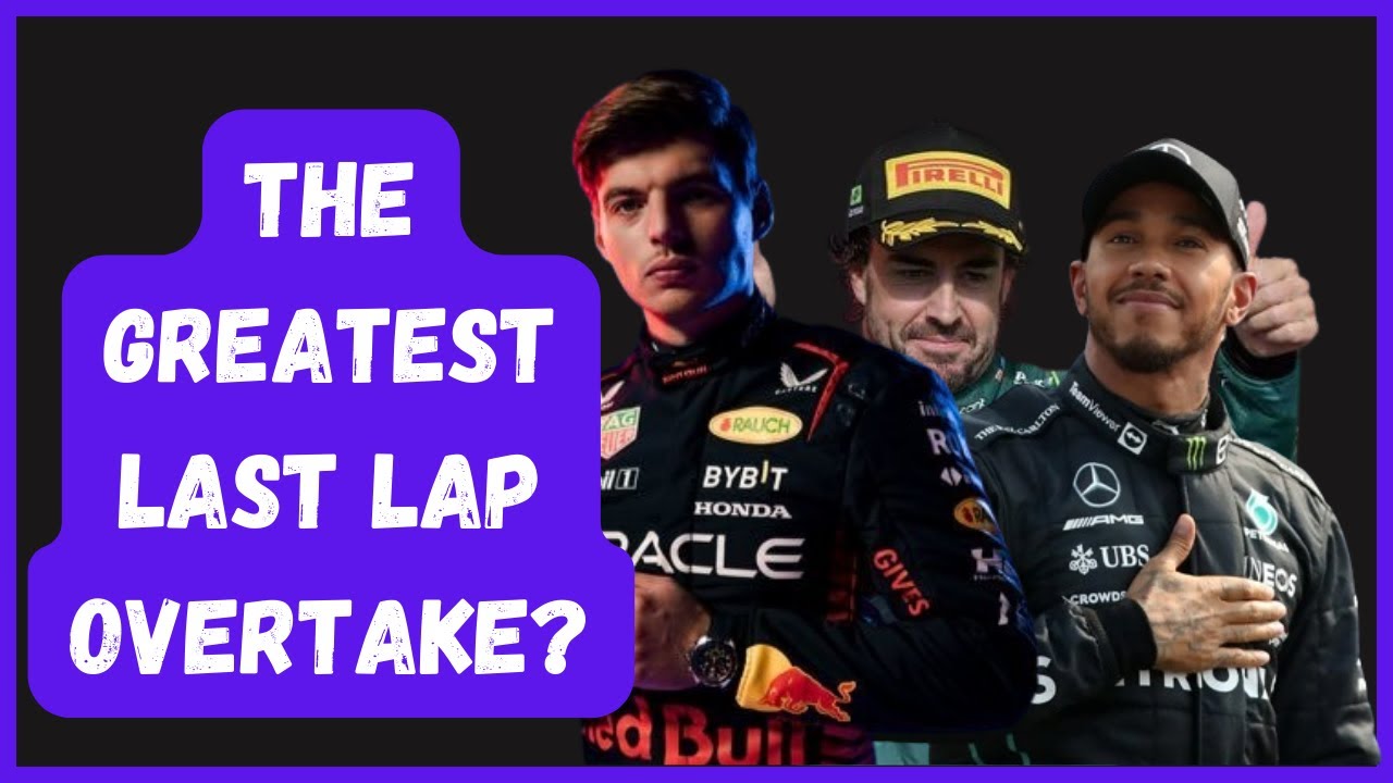 The Greatest LAST LAP Overtake in Formula 1?! 👀| #f1 #maxverstappen # ...