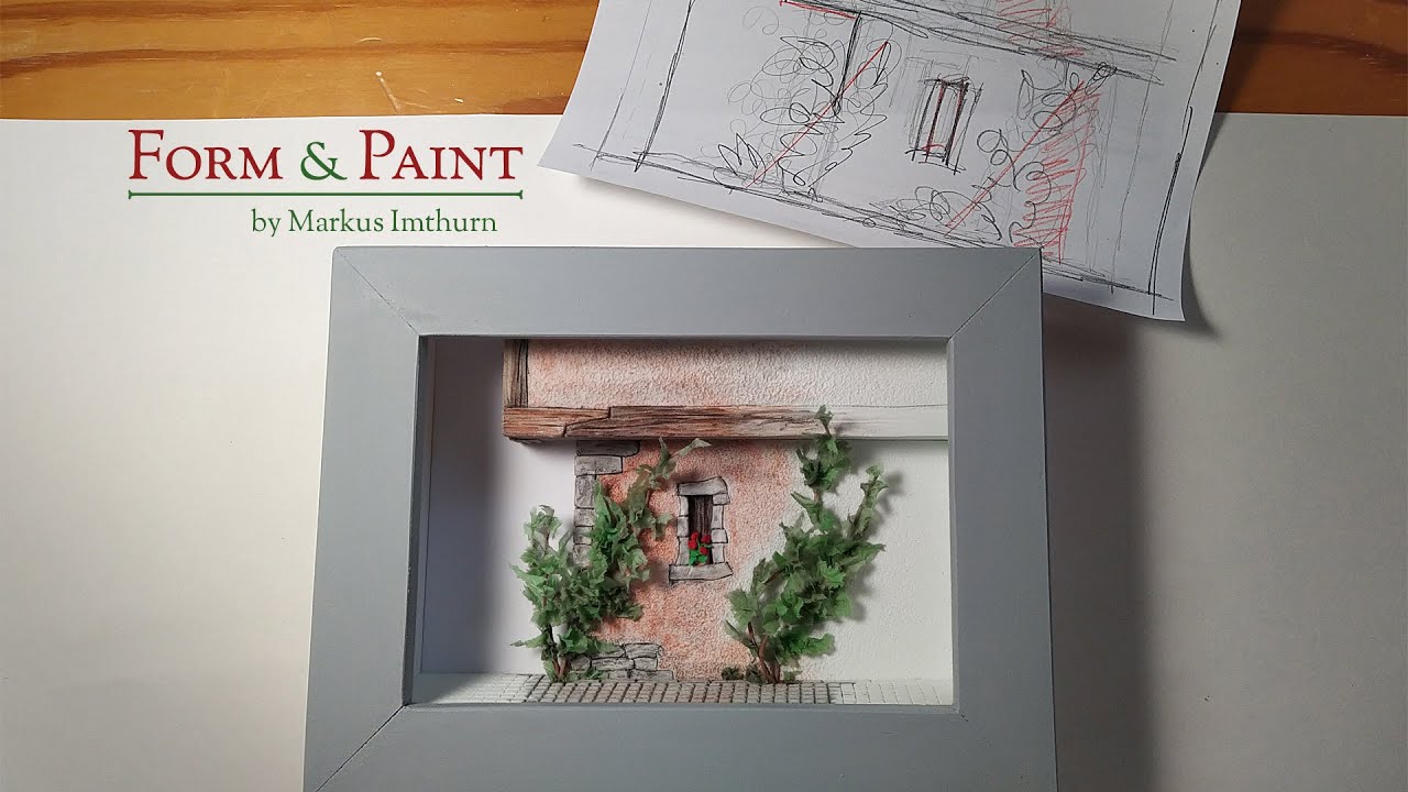 Making a three-dimensional picture. - YouTube