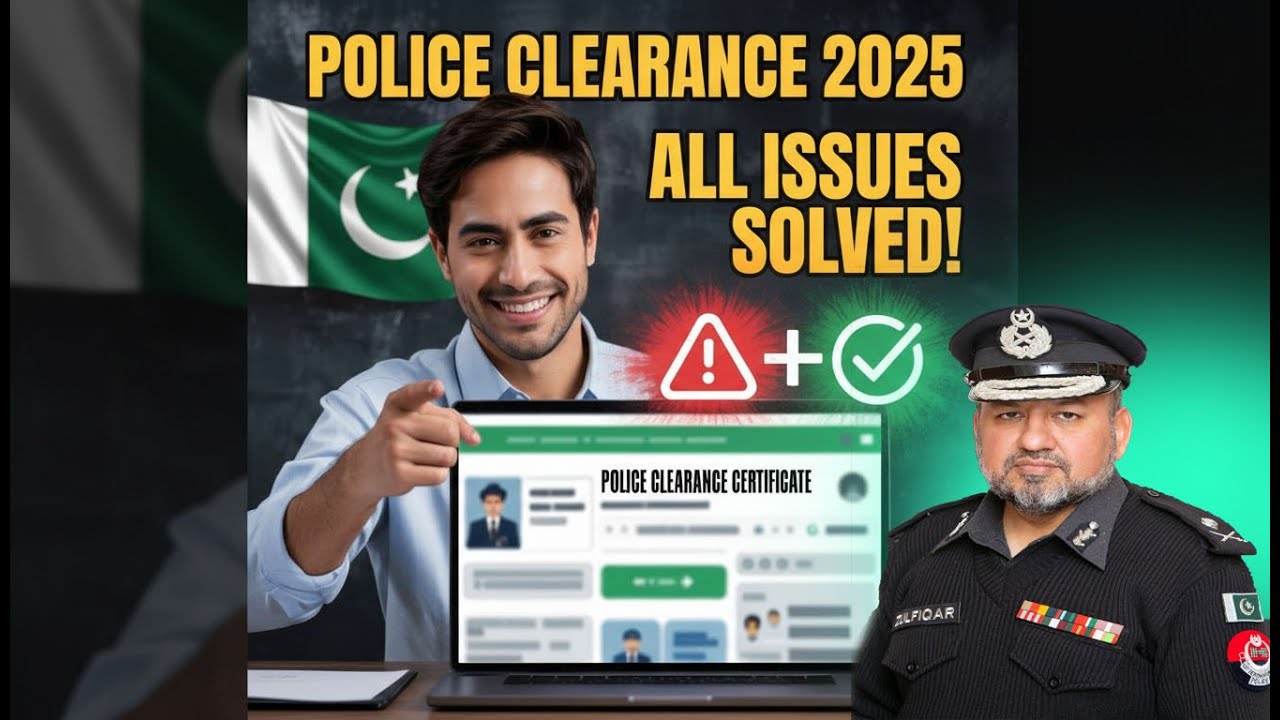 🔹 "Police Clearance Certificate Full Guide (2025) | All Issues ...
