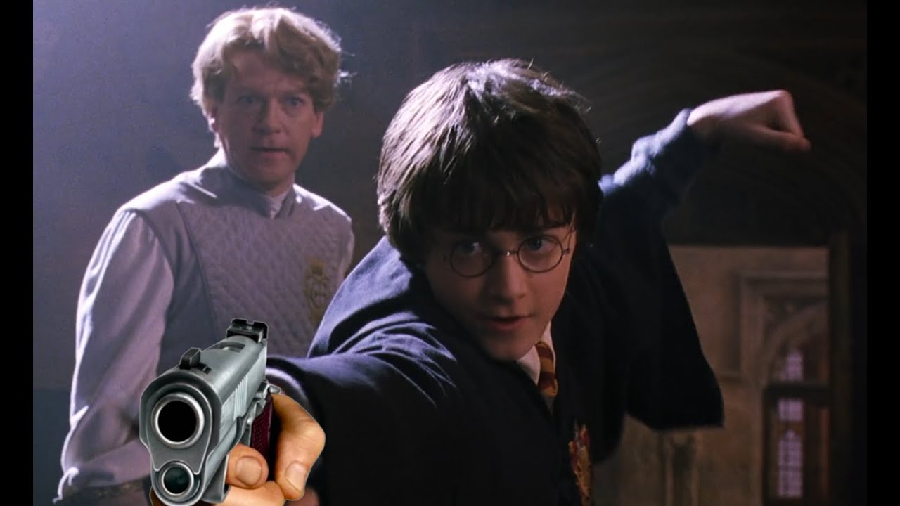 Harry Potter duel w GUNS - YouTube