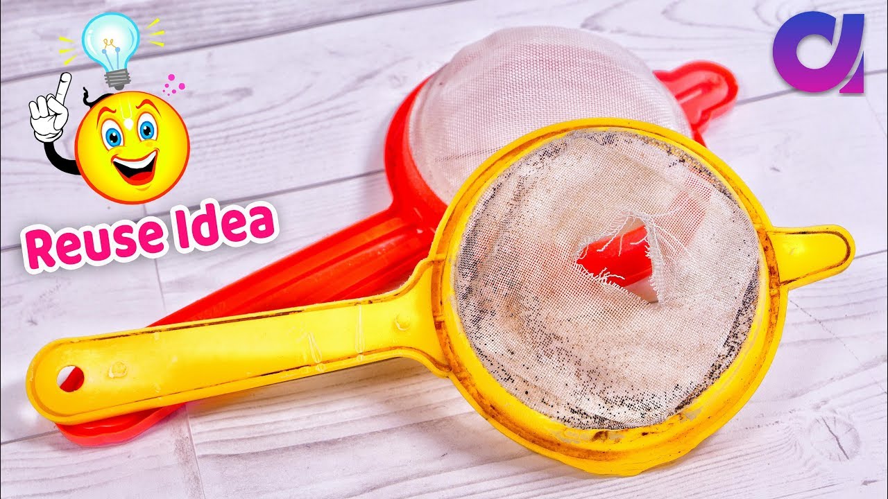 Best use of waste Strainer craft ideas | Strainer Crafts | DIY ...