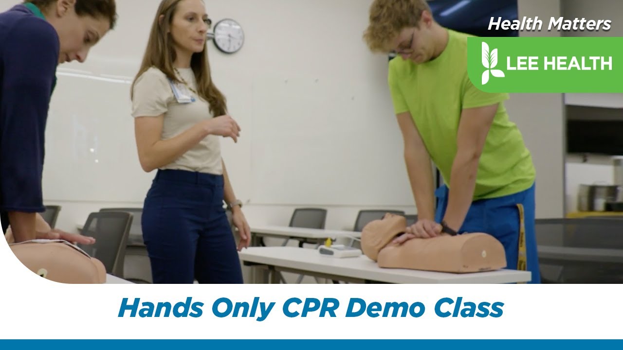 Hands Only CPR Demo Class - YouTube