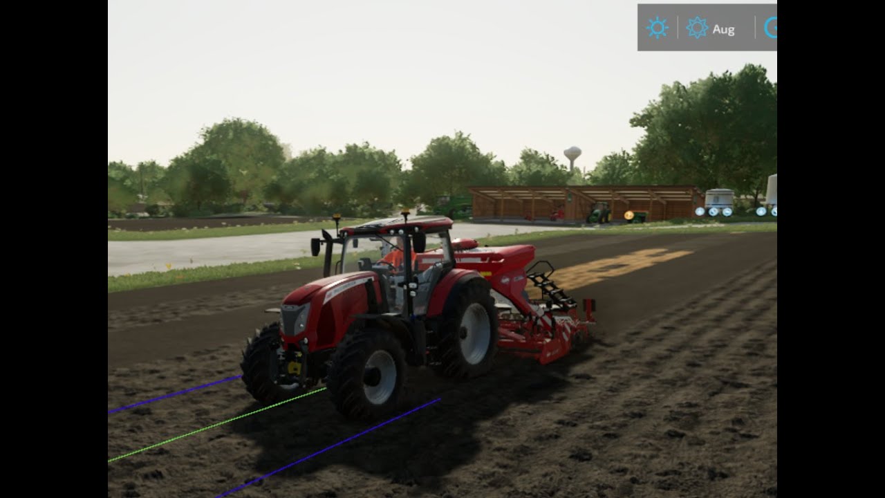 #2 farming22 alle velden gezaaid en een nieuw veld gekocht - YouTube
