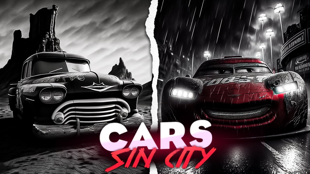 AI Art Meets Storytelling: CARS in the SIN CITY Style - YouTube