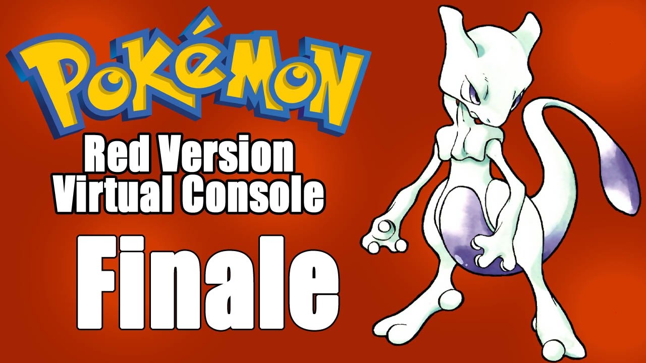 Catching Mewtwo & Finale! (Pokemon Red Virtual Console) - YouTube