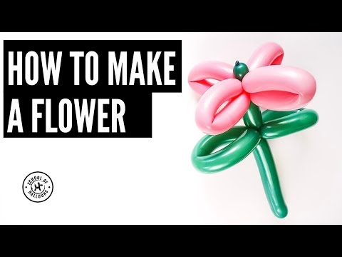 How To Make An Easy Balloon Flower