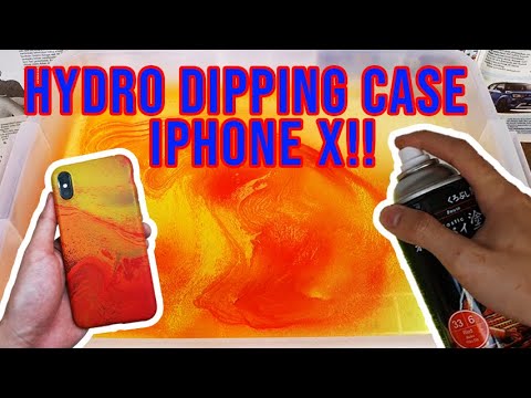 HYDRO DIPPING Case IPhone X ! - YouTube