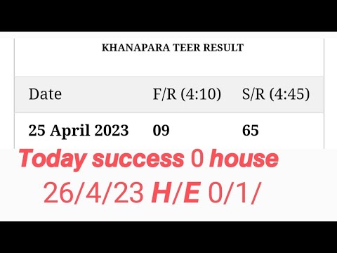 khanapara teer common number today 26/4/23@kpteerkhanapara@DY365NEWS ...