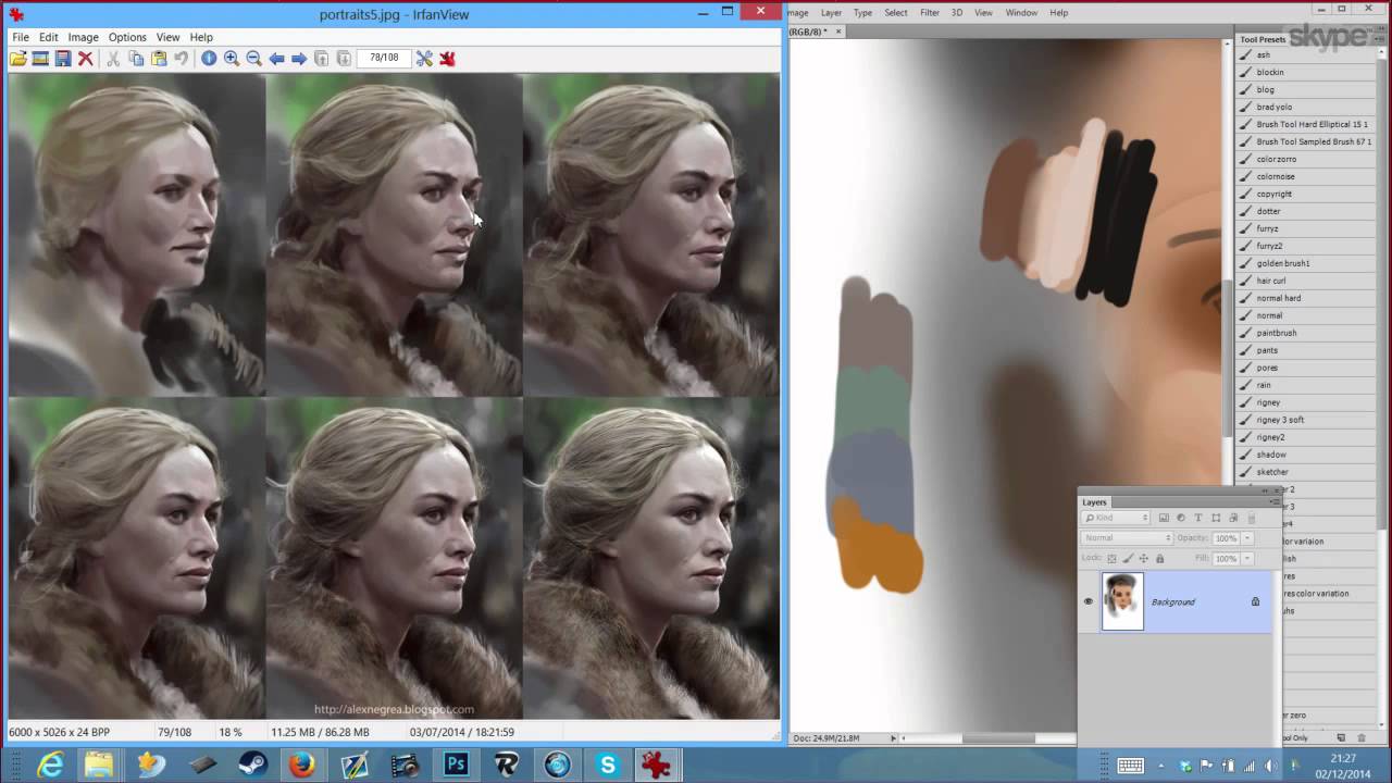 Get better at painting characters w/ Alex Negrea - YouTube