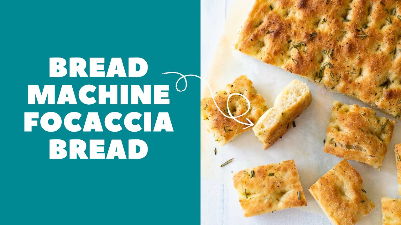 How to Make Bread Machine Focaccia - YouTube