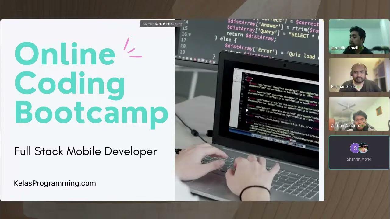 Online Bootcamp Fullstack Mobile Developer-Taklimat Fullstack Mobile Developer Online Coding ...