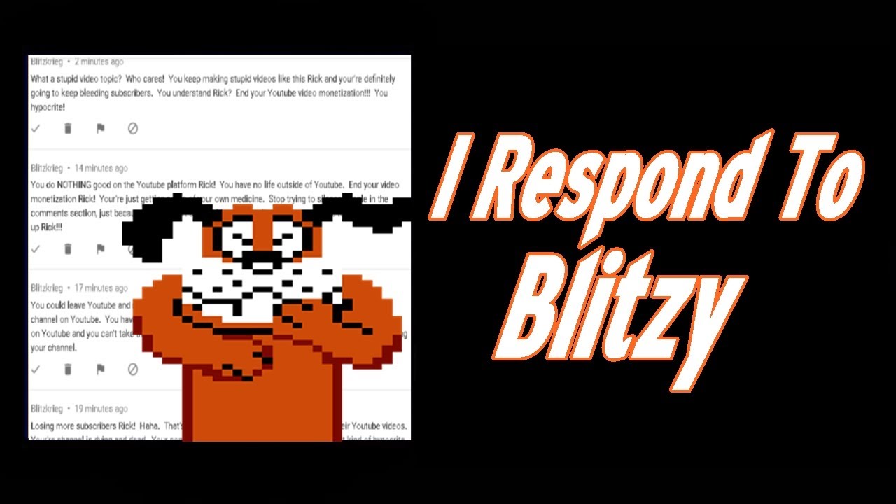 I Respond To Blitzy - YouTube