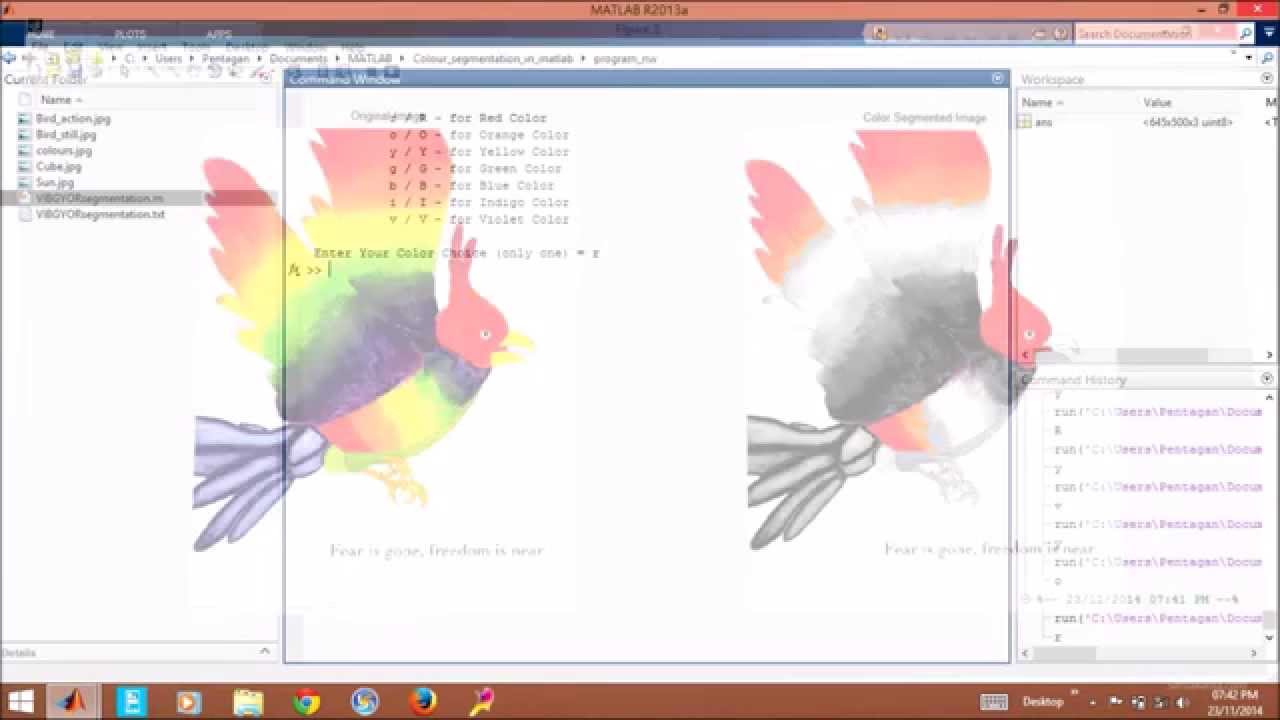 Color/Image Segmentation In MATLAB - YouTube