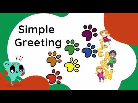Simple Greeting For Preschool - YouTube