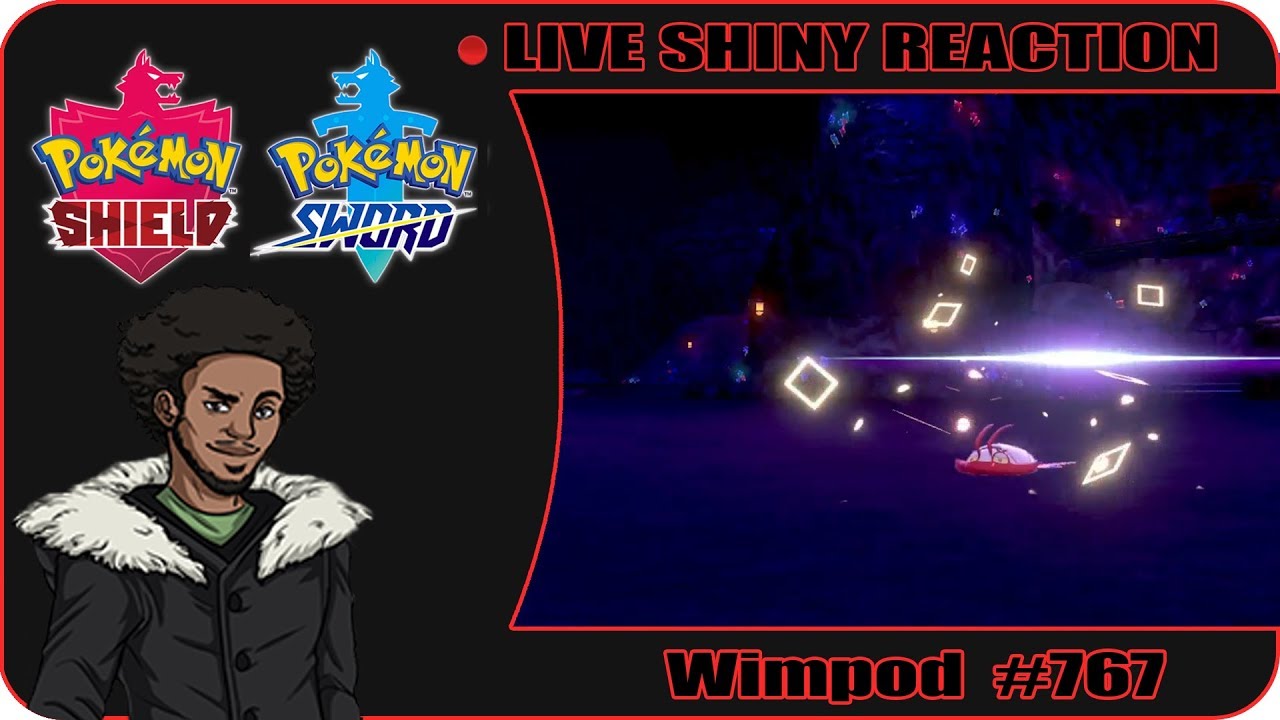 LIVE | FIRST ENCOUNTER FULL ODDS WIMPOD | Pokemon Shiny Reaction ...