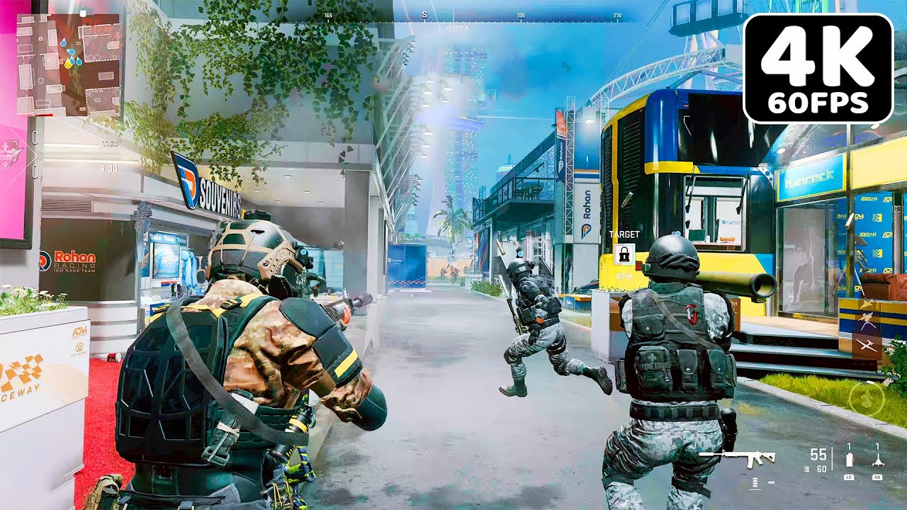 Call of Duty Modern Warfare 2 3rd Person Gameplay Raceway (No ...