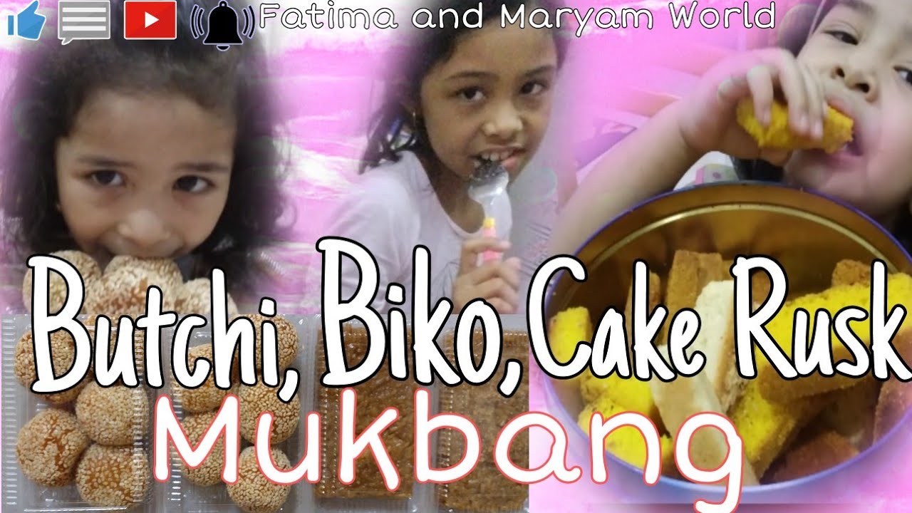 Butchi, Biko, Cake Rusk Mukbang ASMR #food #mukbang #ASMR - YouTube