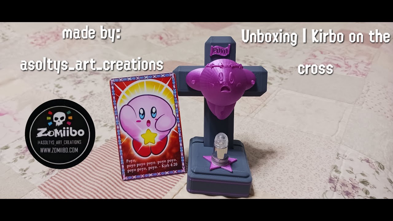 Unboxing | asoltys_art_creations | Kirbo on the cross - YouTube