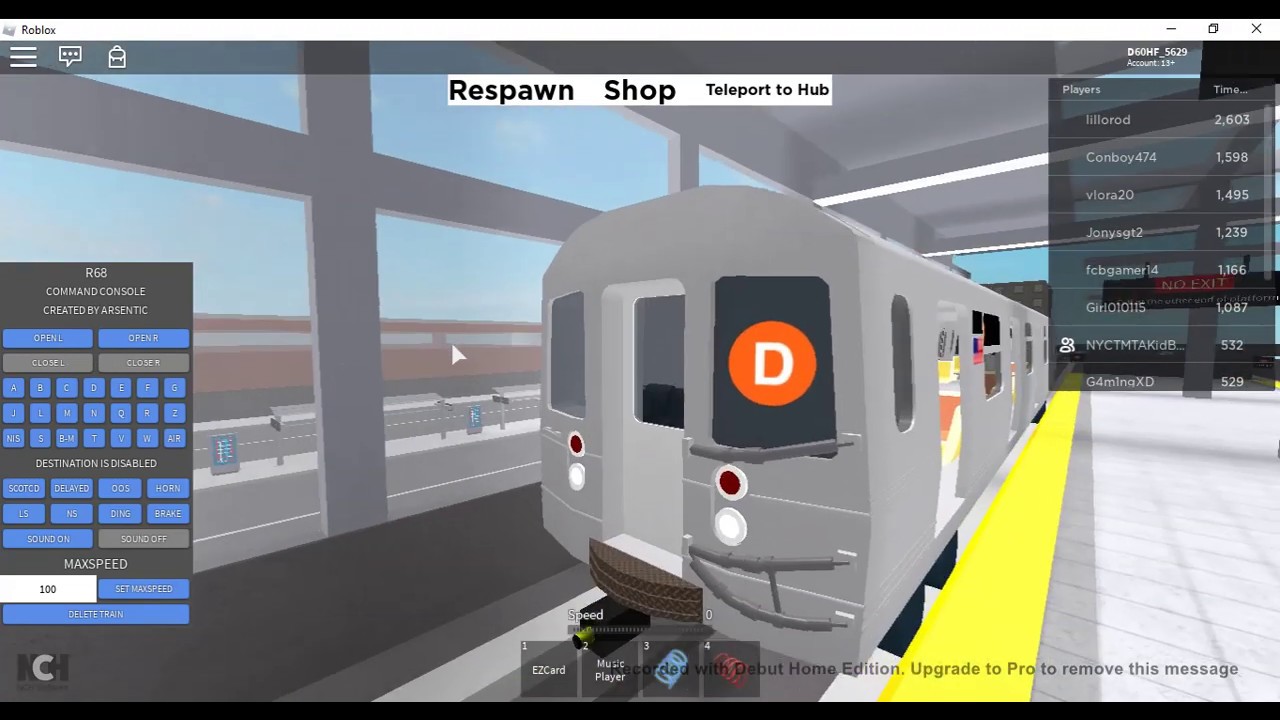 Subway Testing: Driving A R68 (D) Train - YouTube