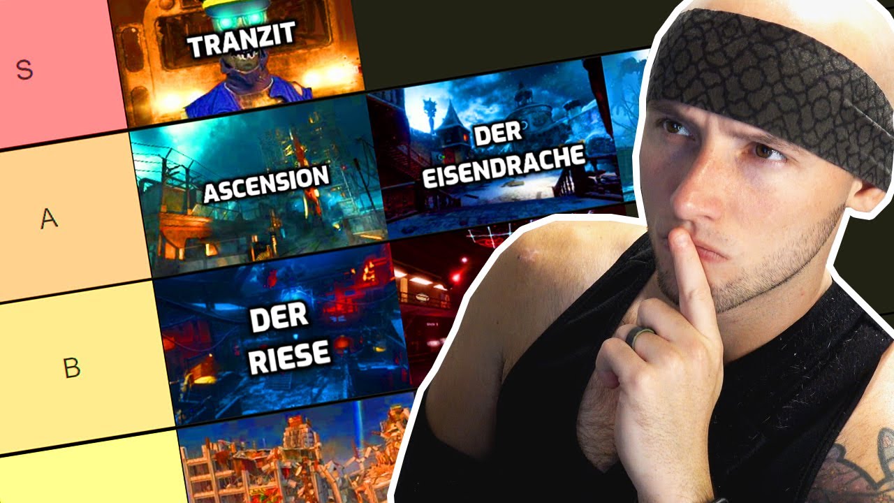 The FINAL Call of Duty Zombies Tier List - YouTube