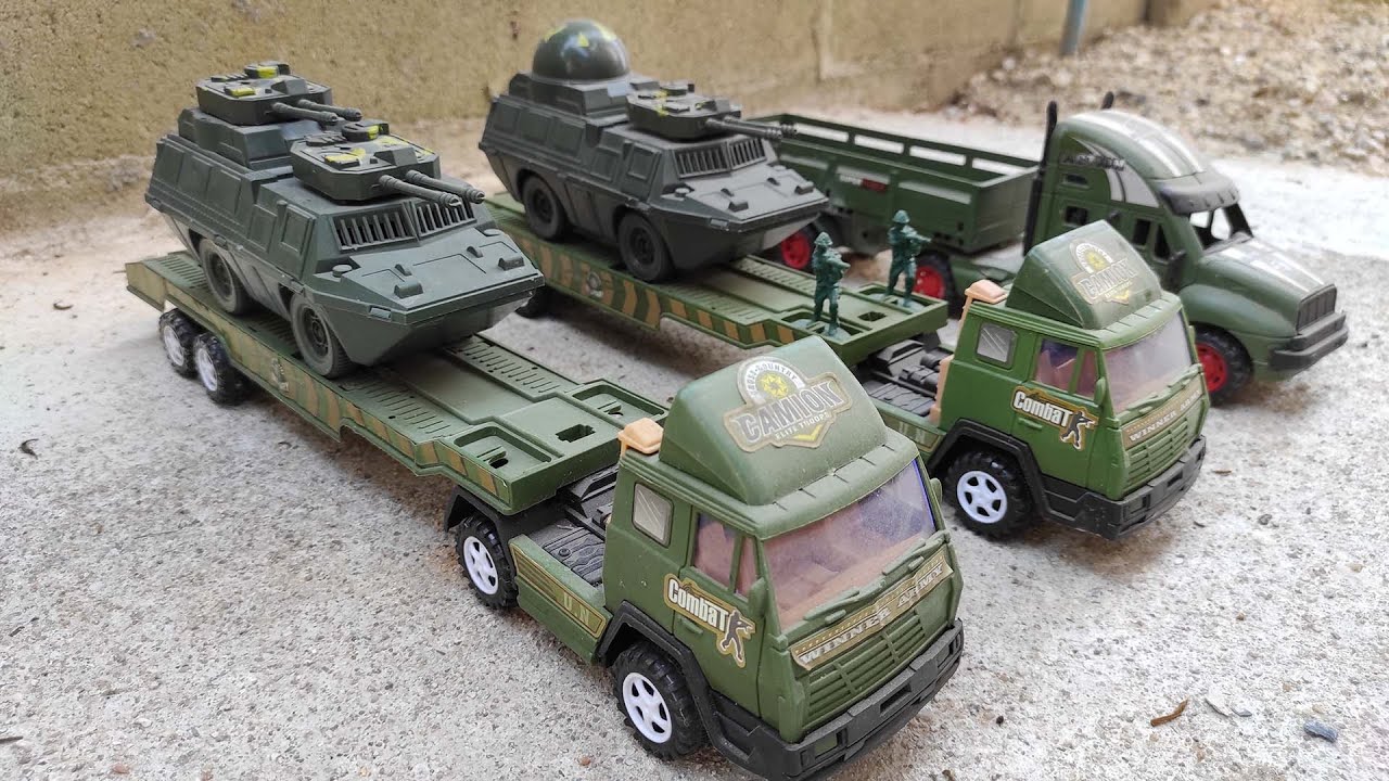 Military vehicles Military truck Army car Toys for Kids - YouTube
