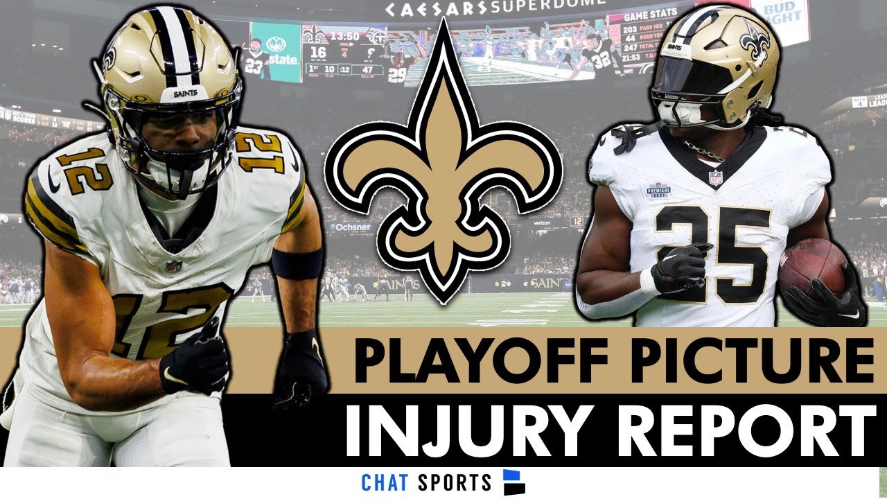 New Orleans Saints Playoff Picture & Path + Saints Injury Report Ft ...