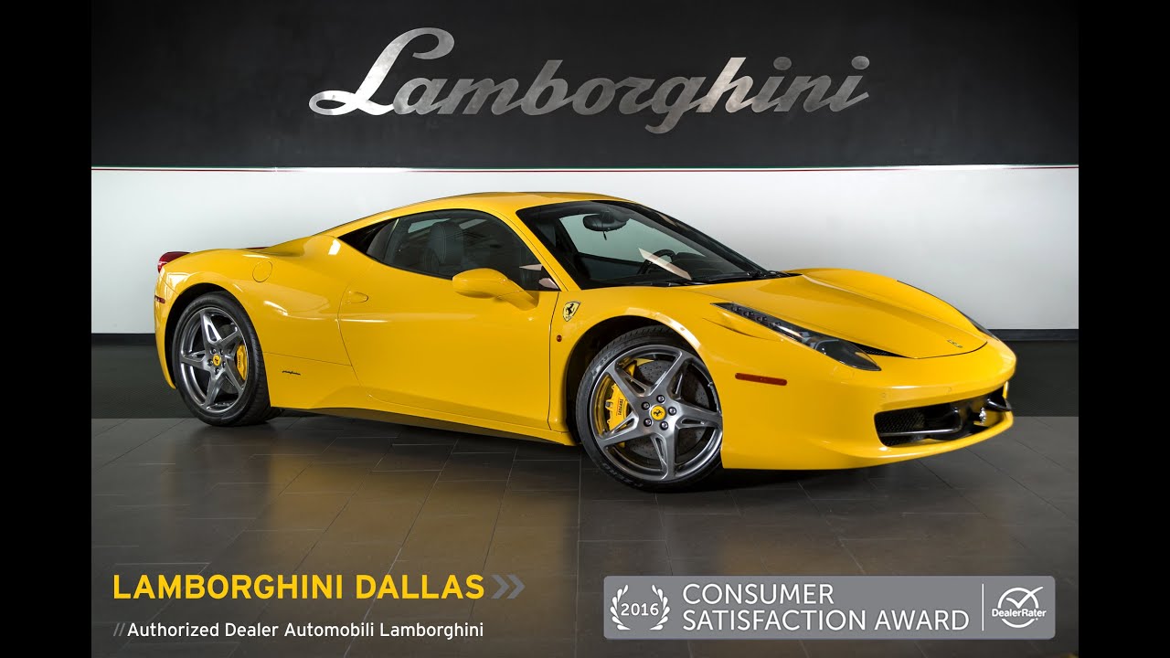 2010 Ferrari 458 Italia Giallo Modena LC407 - YouTube