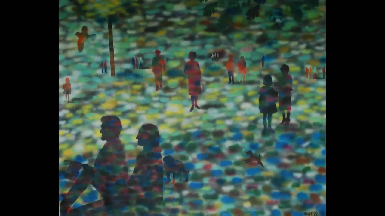 Robert Amft: Seurat - Study in Spray Paint 1972 - YouTube