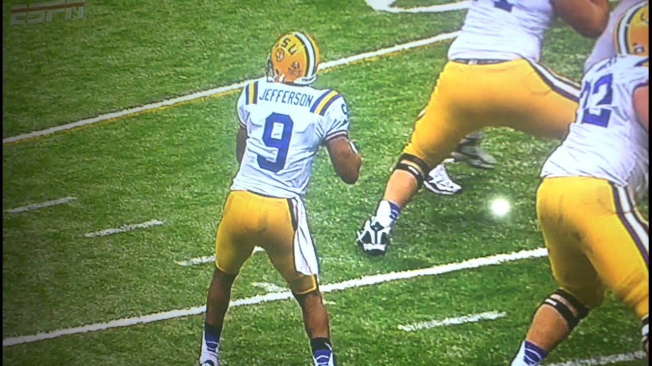 LSU VS ALABAMA BROKEN LEG INJURY - YouTube