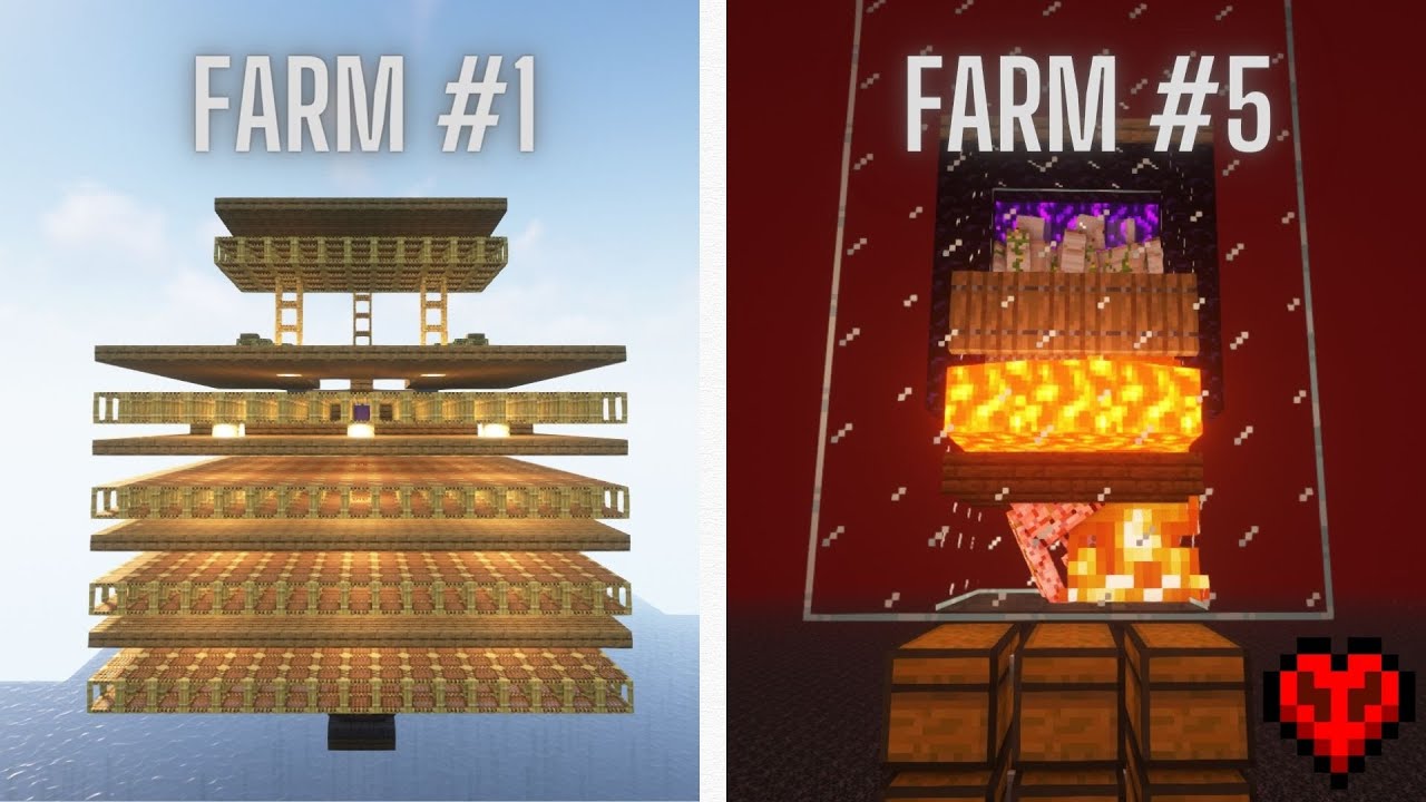 I Built 5 MUST HAVE FARMS in Hardcore Minecraft! (S4E6) - YouTube