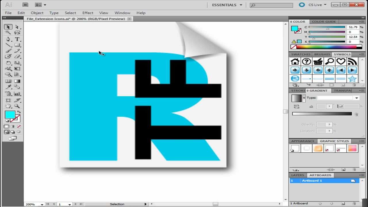 How to use the different preview modes in Adobe Illustrator - YouTube