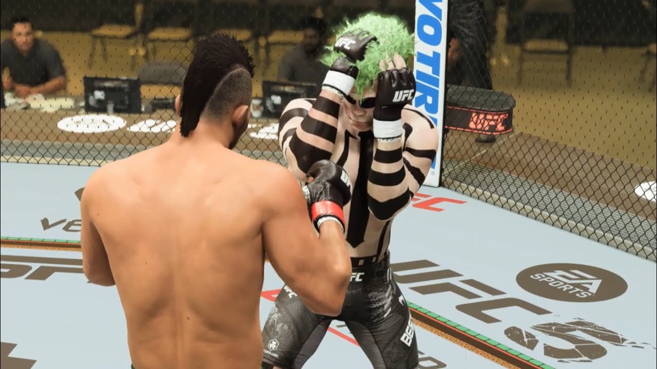 Beetlejuice vs. Johnny Walker - EA Sports UFC 5 - Epic Fight - YouTube