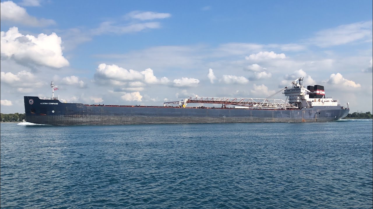 Algoma Compass Freighter - YouTube