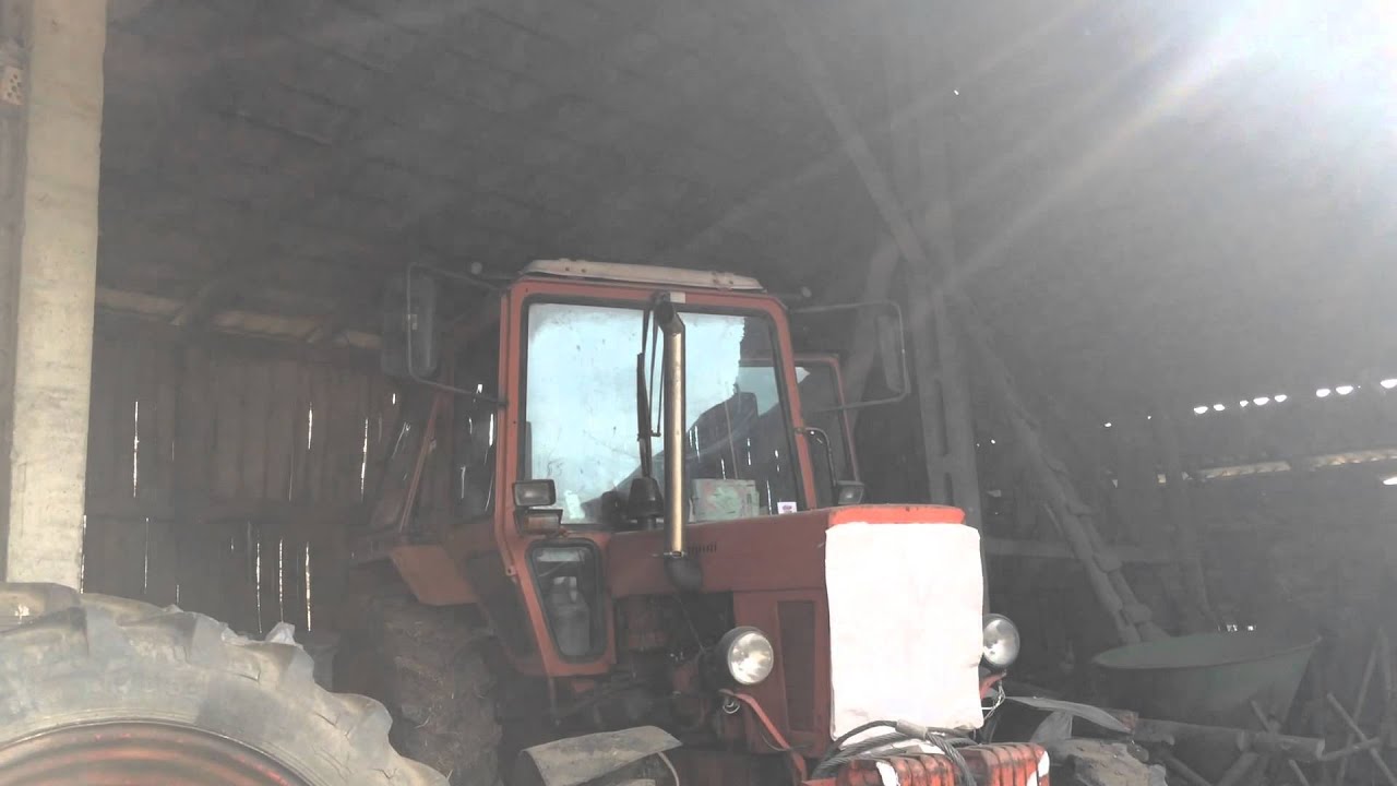 Mtz 82 turbó indítása - YouTube