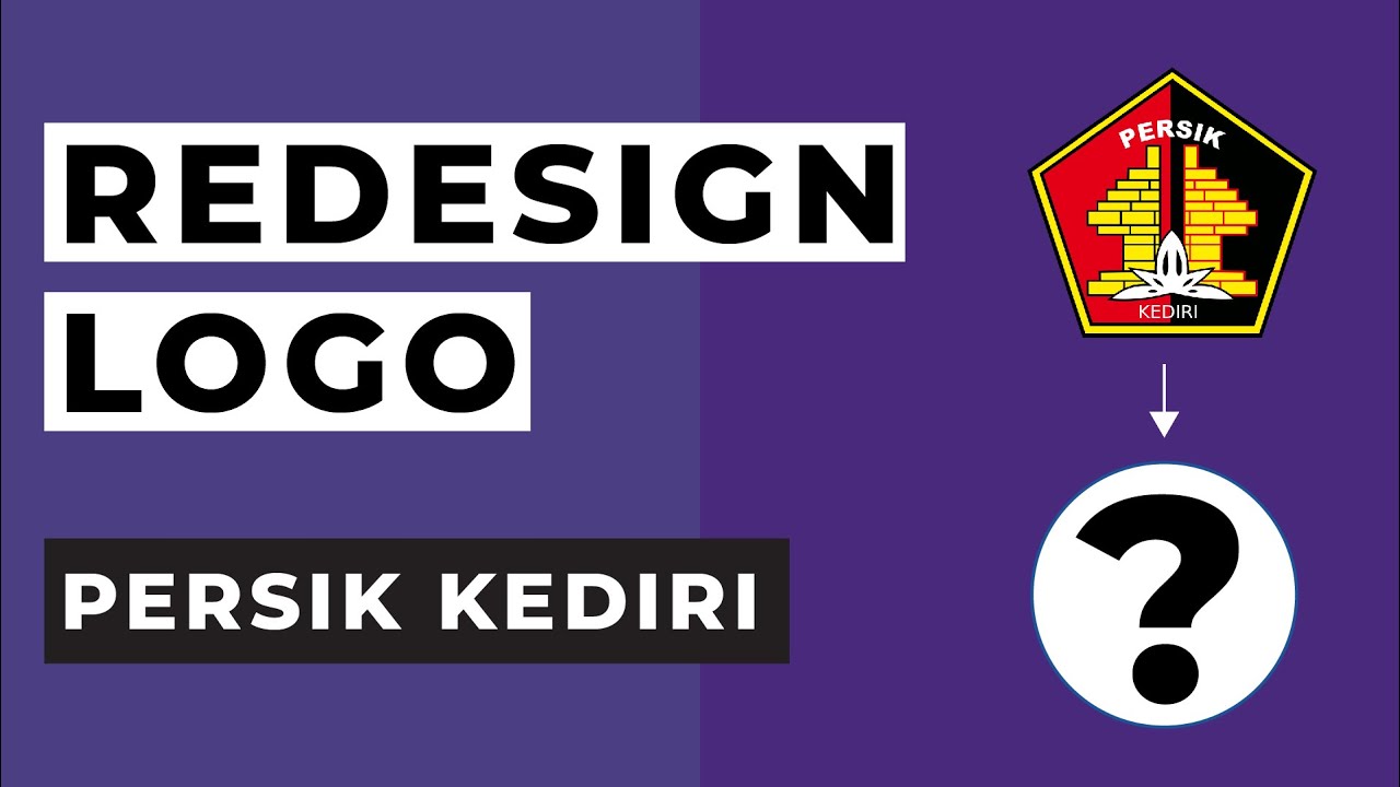ADOBE ILLUSTRATOR TUTORIAL I REDESIGN LOGO PERSIK KEDIRI - YouTube
