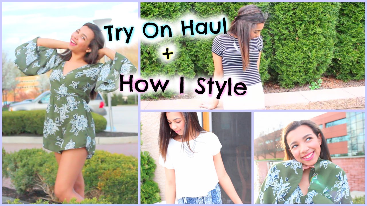 Try-On Haul & How I Style ♡ - YouTube