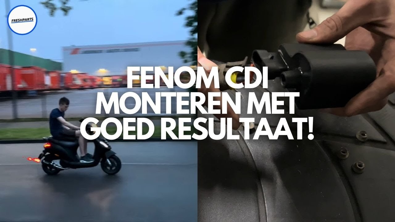 Fenom CDI Monteren Met Resultaat! | Piaggio Zip 4T2V | Fresh Parts ...
