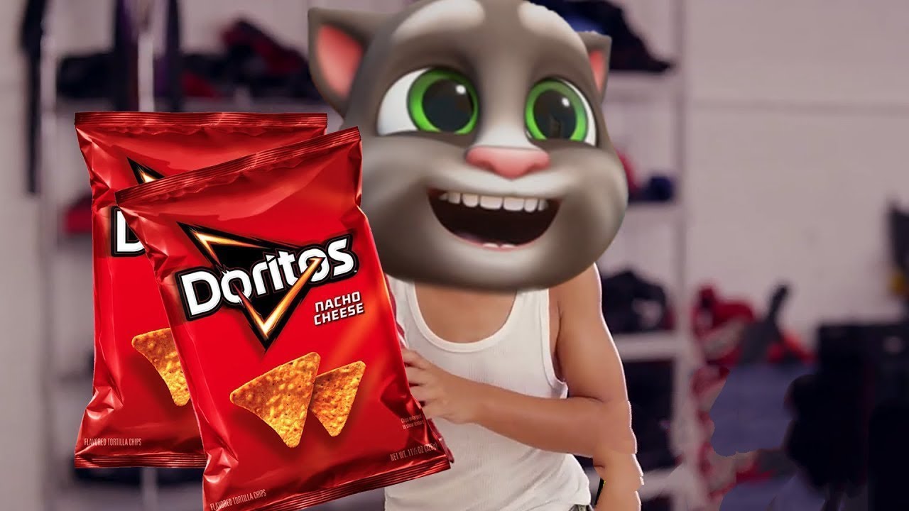 Talking Tom with Ginger I want Sumo Doritos Commercial Parody Hulk ...