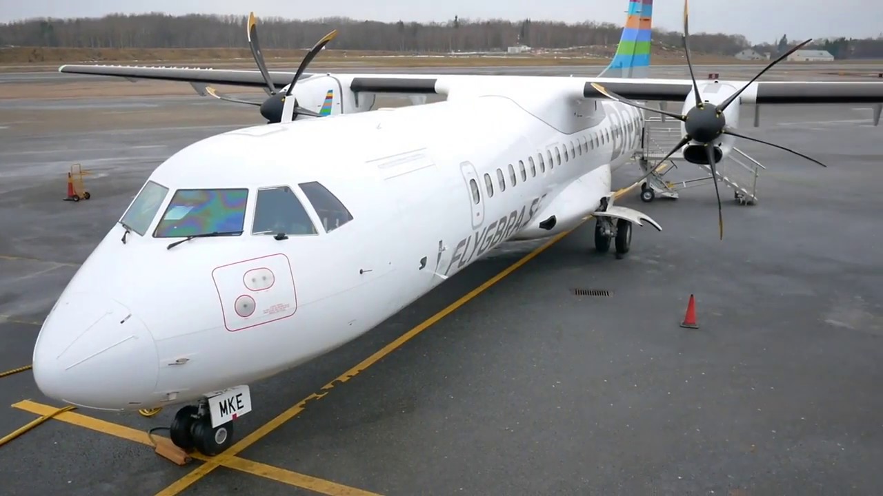 BRA ATR 72-600 first biofuel flight - YouTube