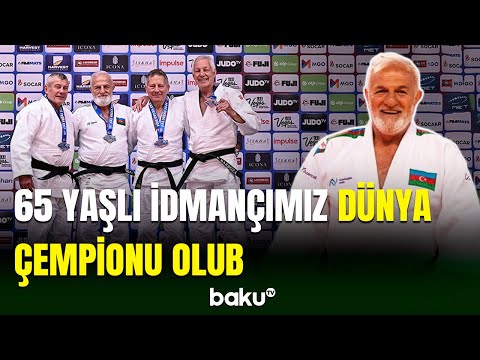 65 yaşlı azərbaycanlı idmançı Fərhad Rəcəbli dünya çempionu olub