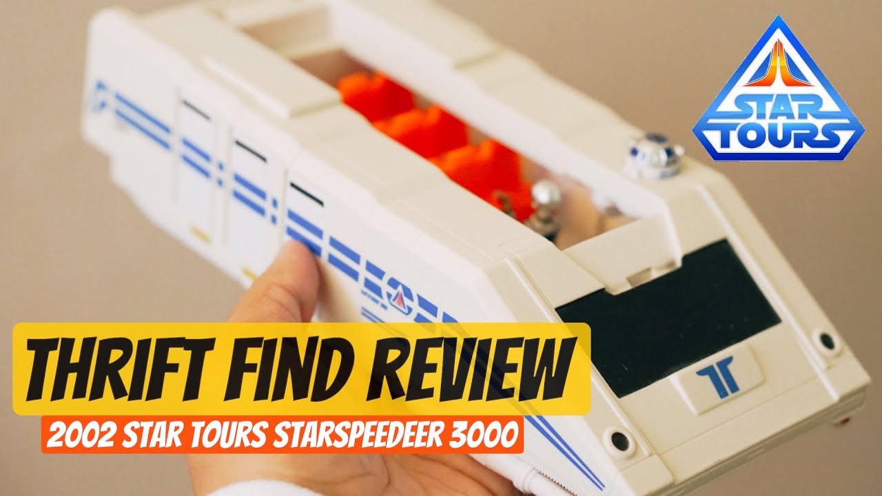 Thrift Review! 2002 Star Tours Starspeeder 3000 - YouTube